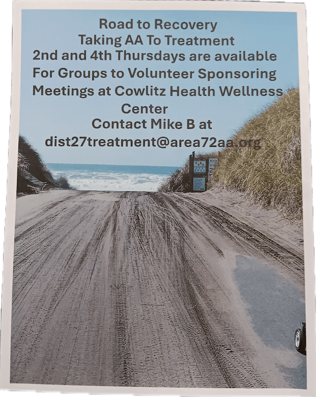 ACTIVITIES – DISTRICT 27 / AREA 72 of Alcoholics Anonymous