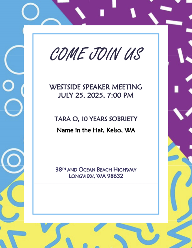 ACTIVITIES – DISTRICT 27 / AREA 72 of Alcoholics Anonymous